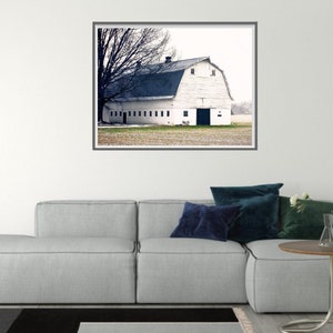 Old Barn Country Wall Art Printed and Shipped White Barn Photo ...