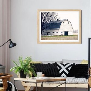 Old Barn Country Wall Art Printed and Shipped White Barn Photo ...
