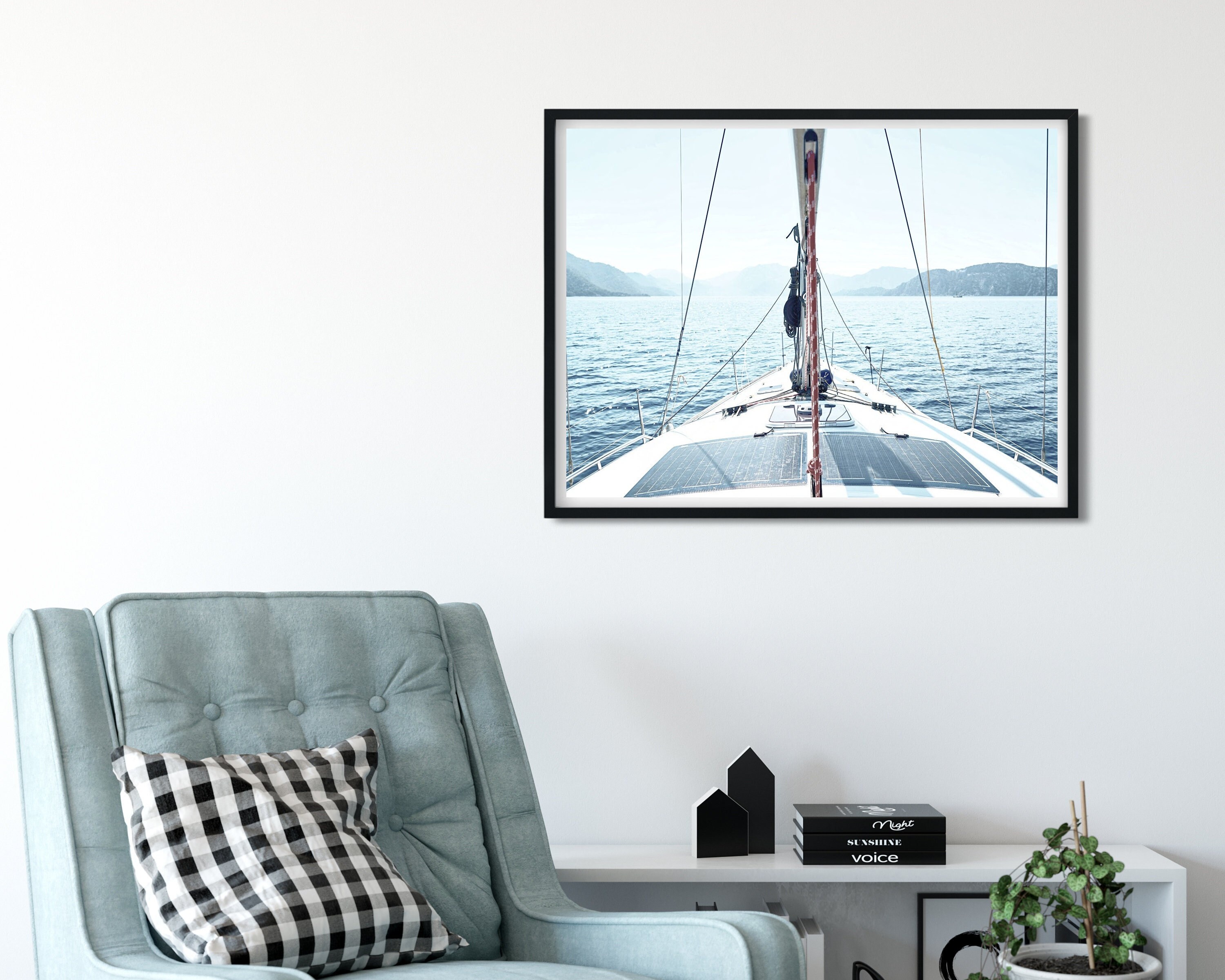 Sailing Nautical Photo Printable Wall Art Sailboat Print Yacht - Etsy