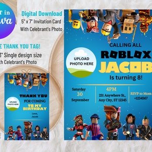 Roblox Game Invitation, Game Invitation, Roblox Party Invitation ...