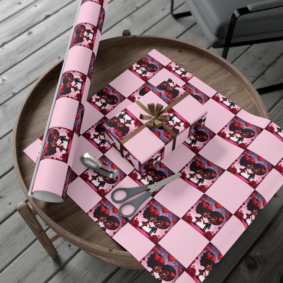 My Crush Gift Wrap Romantic Gift Wrap Luxury Valentine's Gift Wrap ...