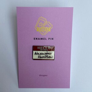 Hamilton Enamel Pin Bundel Hamilton the Musical Hamilton Merchandise ...