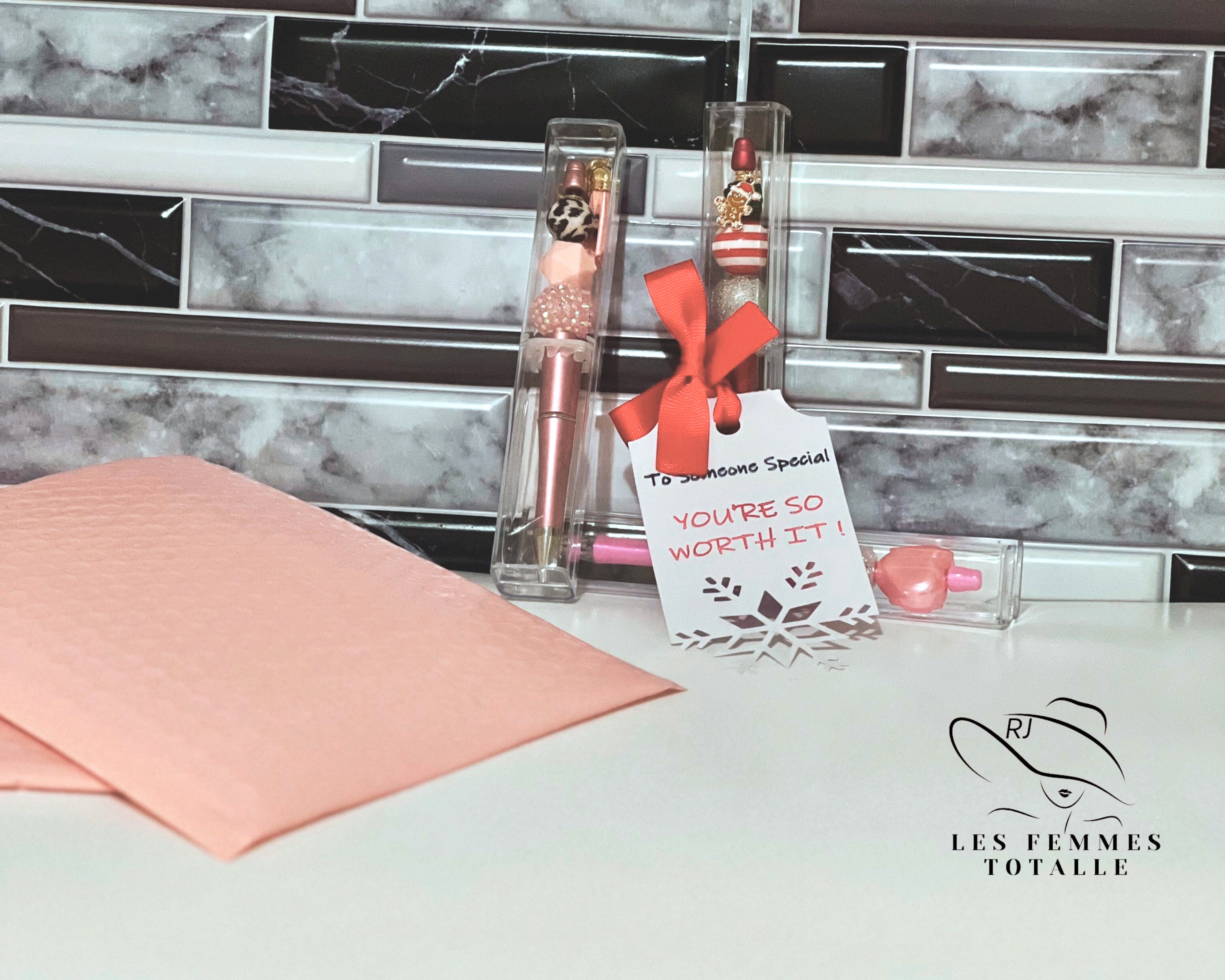 Beaded Pens Stylish Pens Custom Pen Winter Pens - Etsy