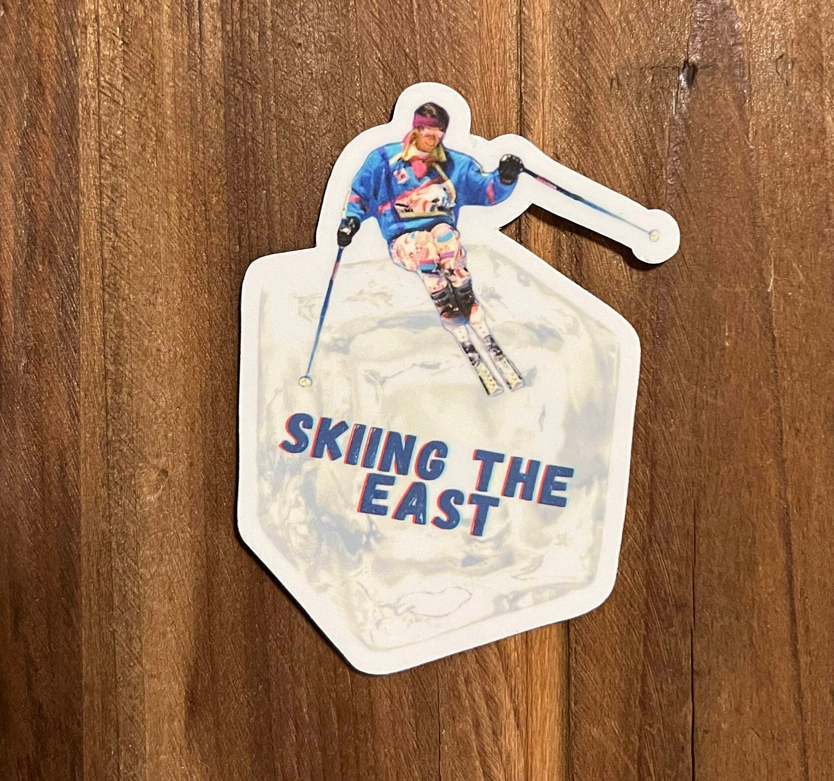 Skiing the East Sticker - Etsy