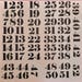 Discount Bulk Number Decals, Custom Number Sticker Sets, Label 1 100, 1 ...
