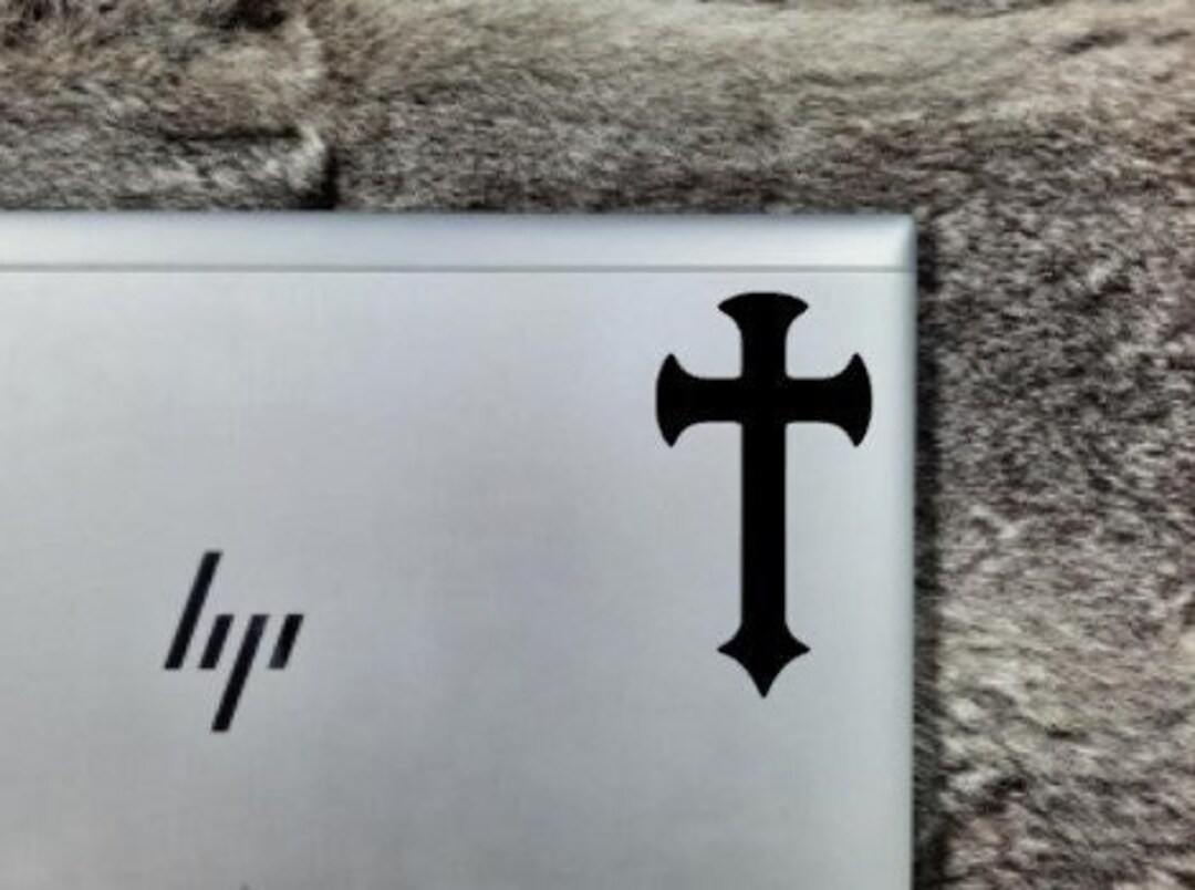 Custom Cross Decal for Cars, Laptops, and Tumblers - Etsy