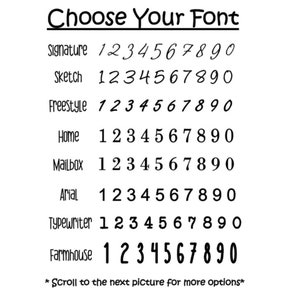 Bulk Number Decals Custom Number Sticker Sets Label 1 100 1 - Etsy