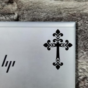 Custom Cross Decal, Christian Cross Car Decal, Catholic Cross Decal ...