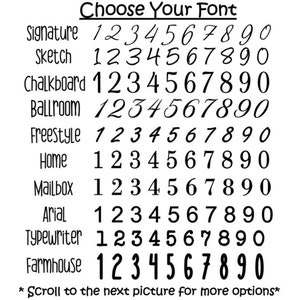 Bulk Number Decals, Custom Number Sticker Sets, Label 1 100, 1 100 ...