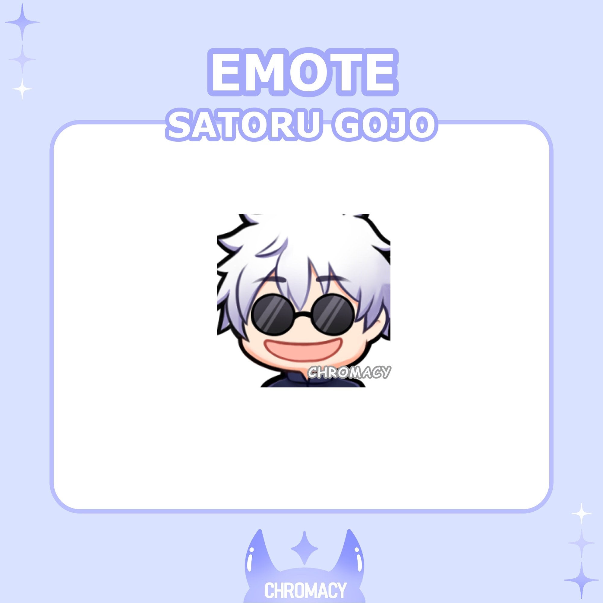 Go Jo "hehe" Emote [twitch Graphics / Youtube / Discord] - Etsy