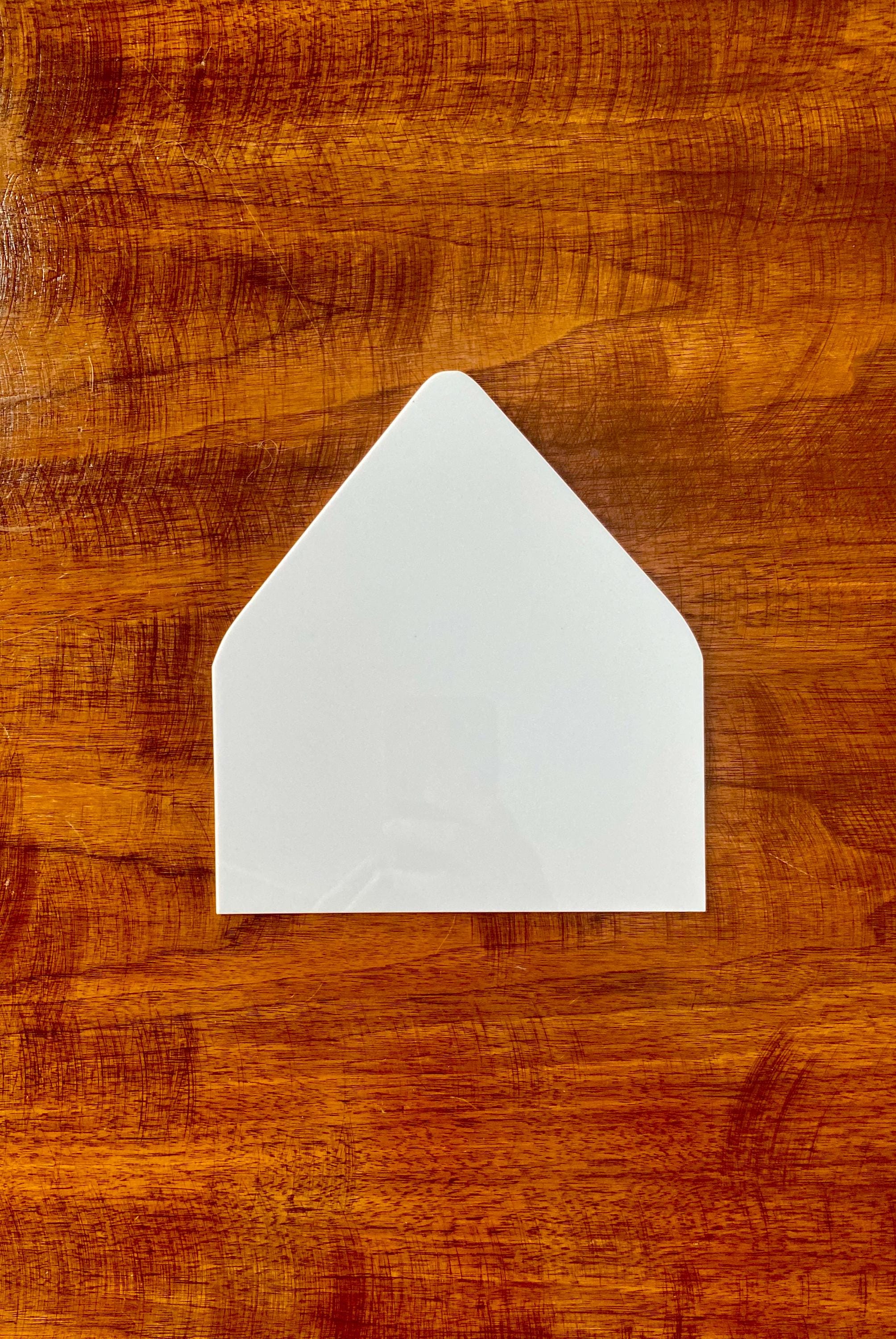 Acrylic Envelope Liner Template for DIY Brides, Reusable Wedding ...