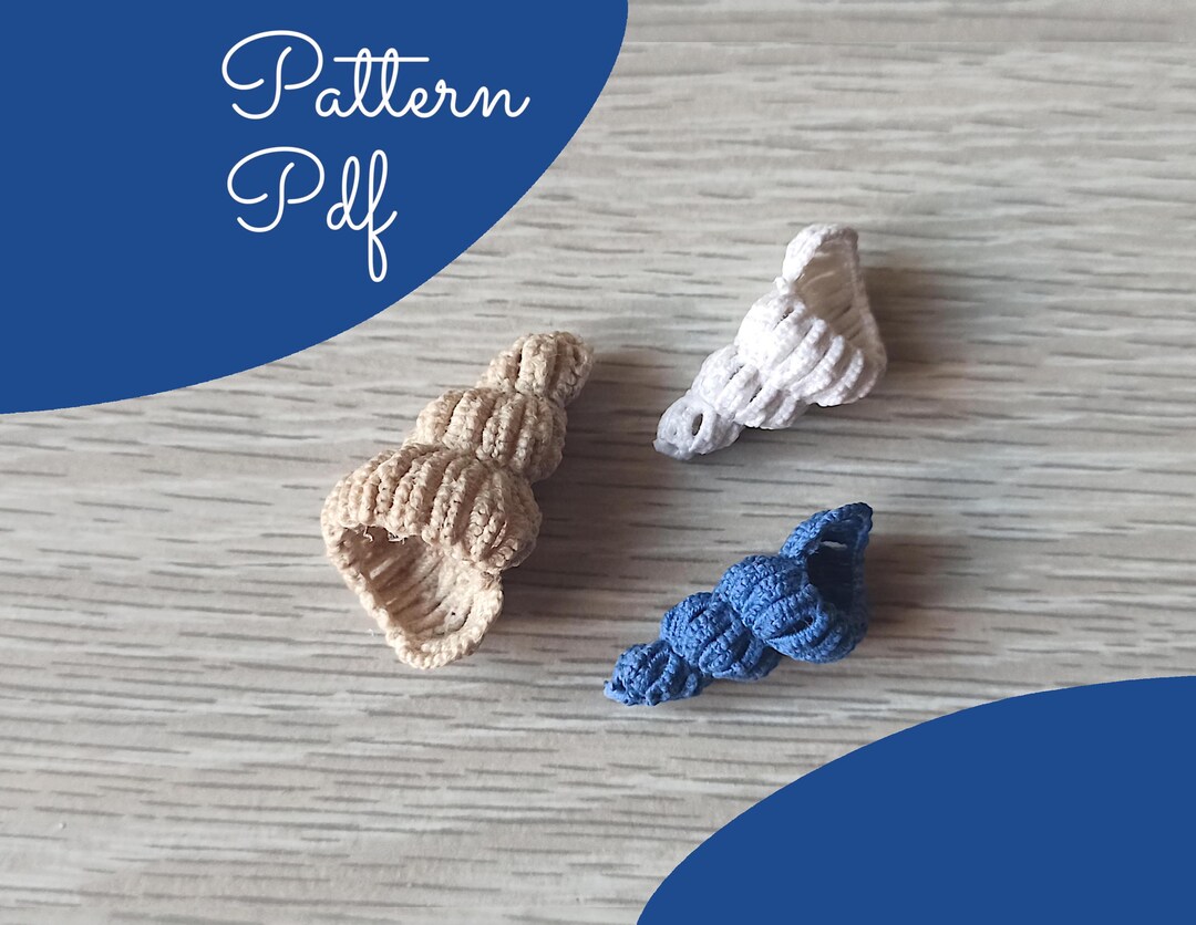 Tatting 3D Shell Pattern PDF (eng - Ita) - Etsy