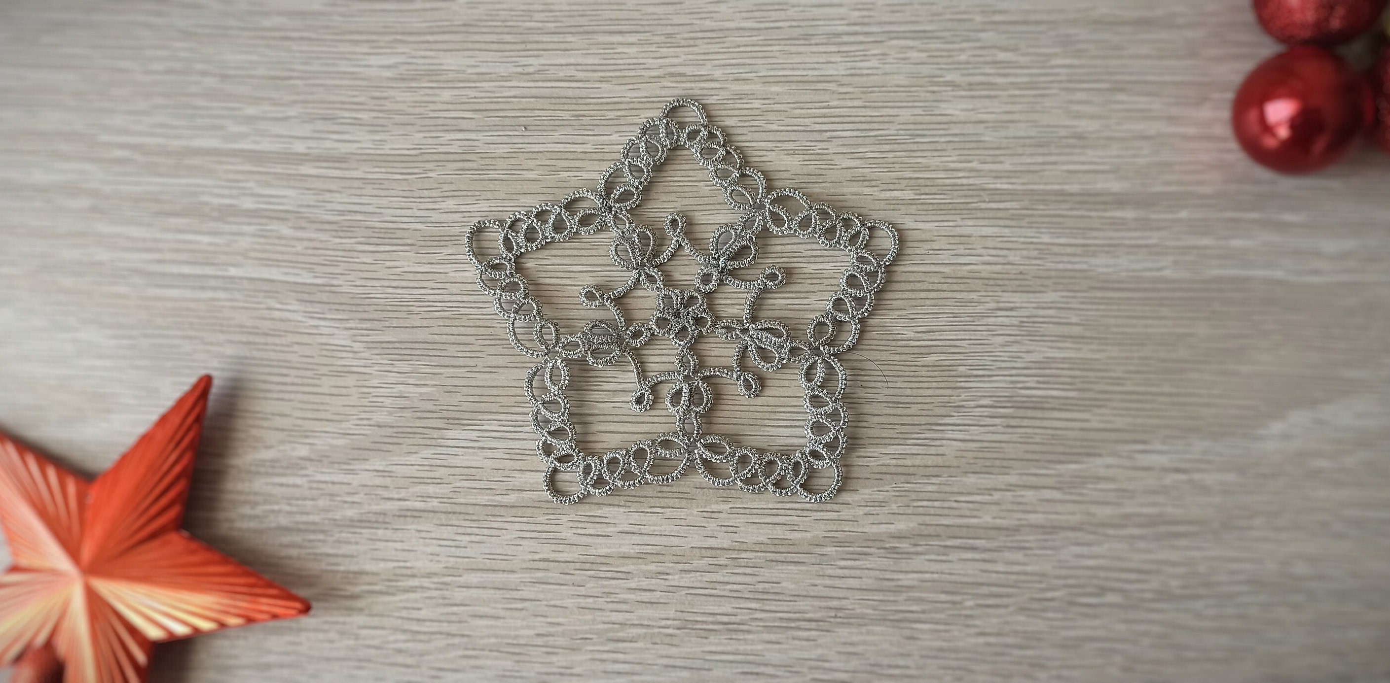 Tatting Star Pattern PDF Schema Stella in Chiacchierino ENG ITA - Etsy