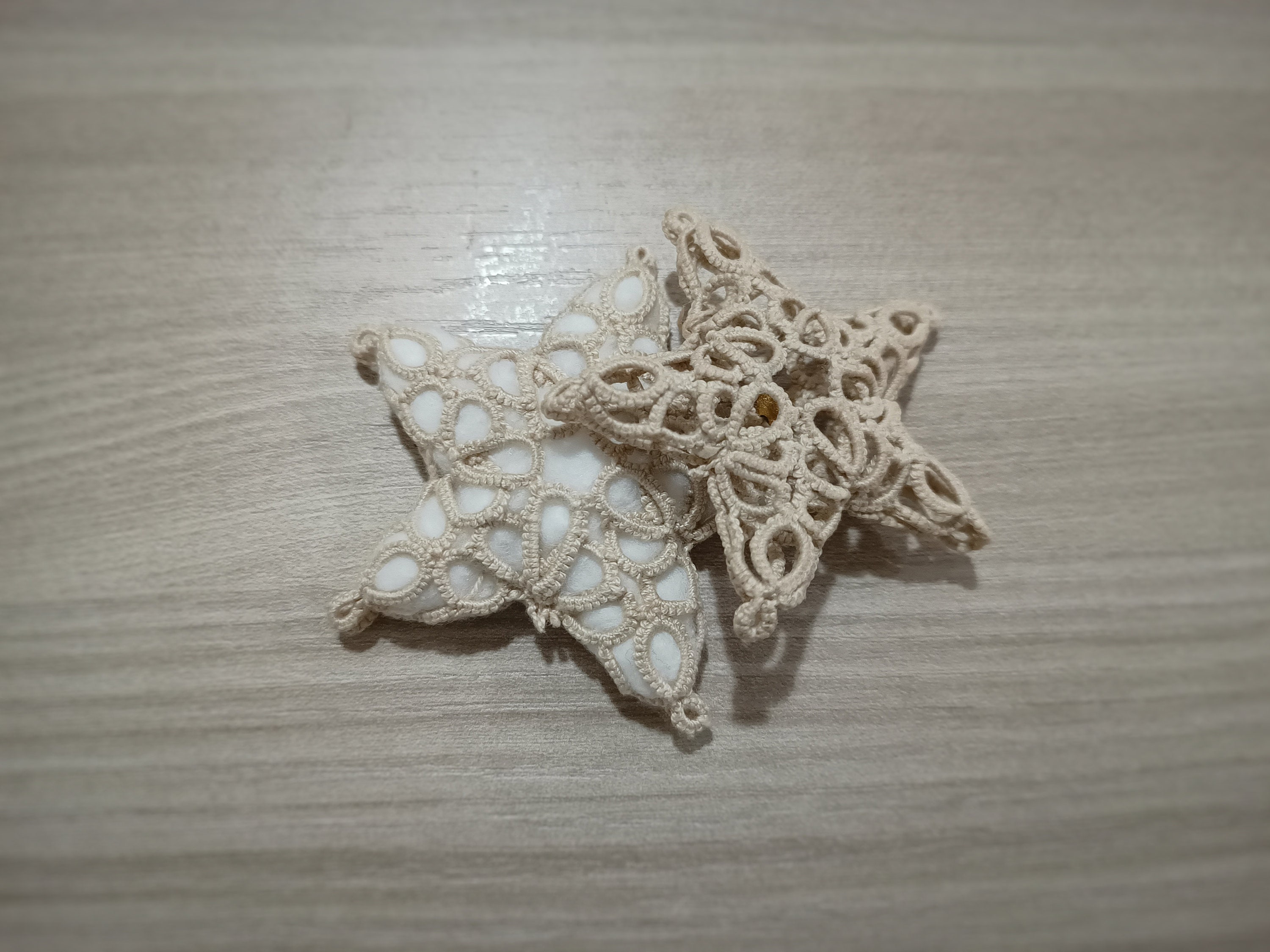 Tatting 3D Star Pattern PDF Schema Stella 3D inChiacchierino - Etsy 日本