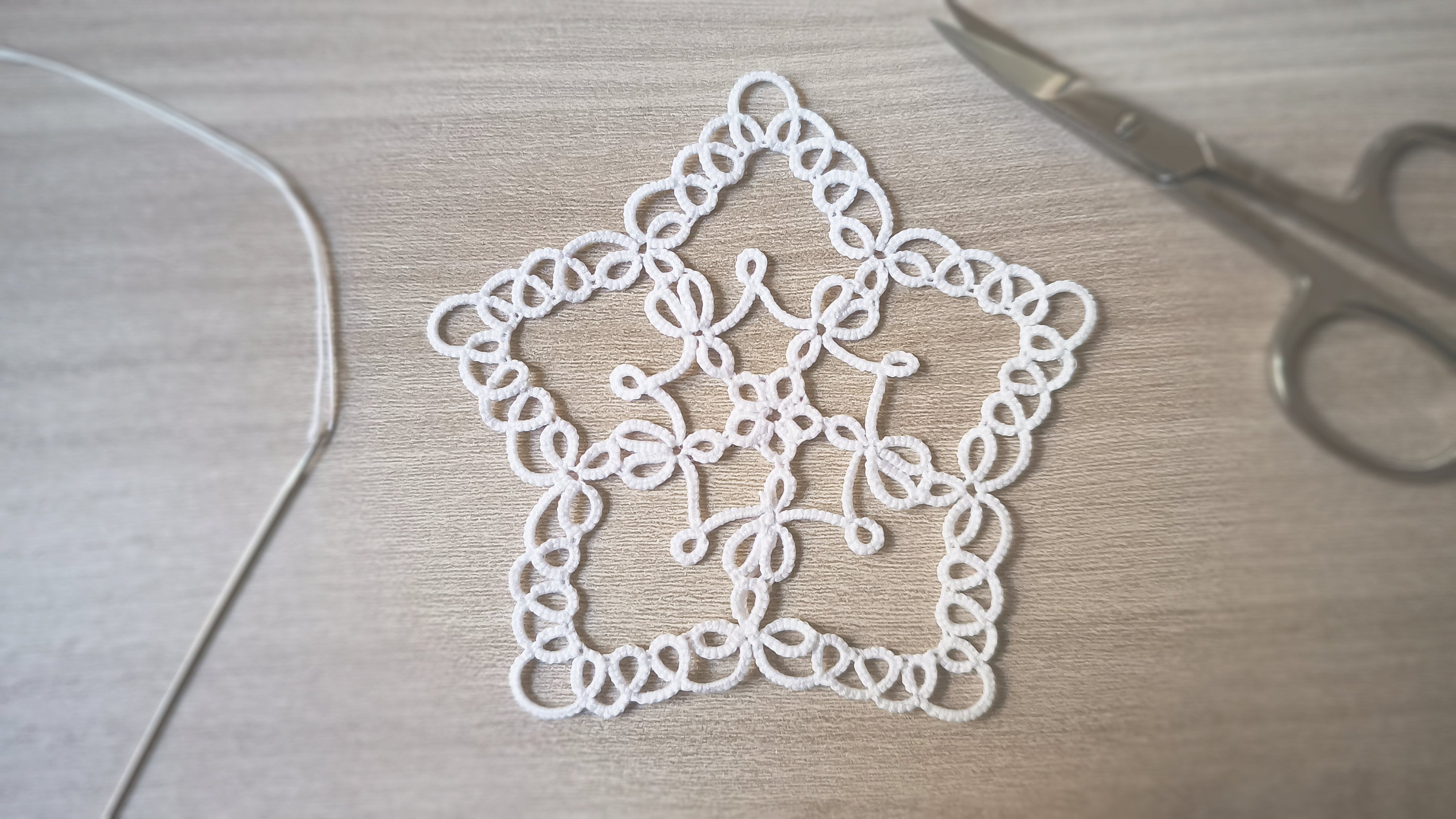 Tatting Star Pattern PDF Schema Stella in Chiacchierino ENG ITA - Etsy