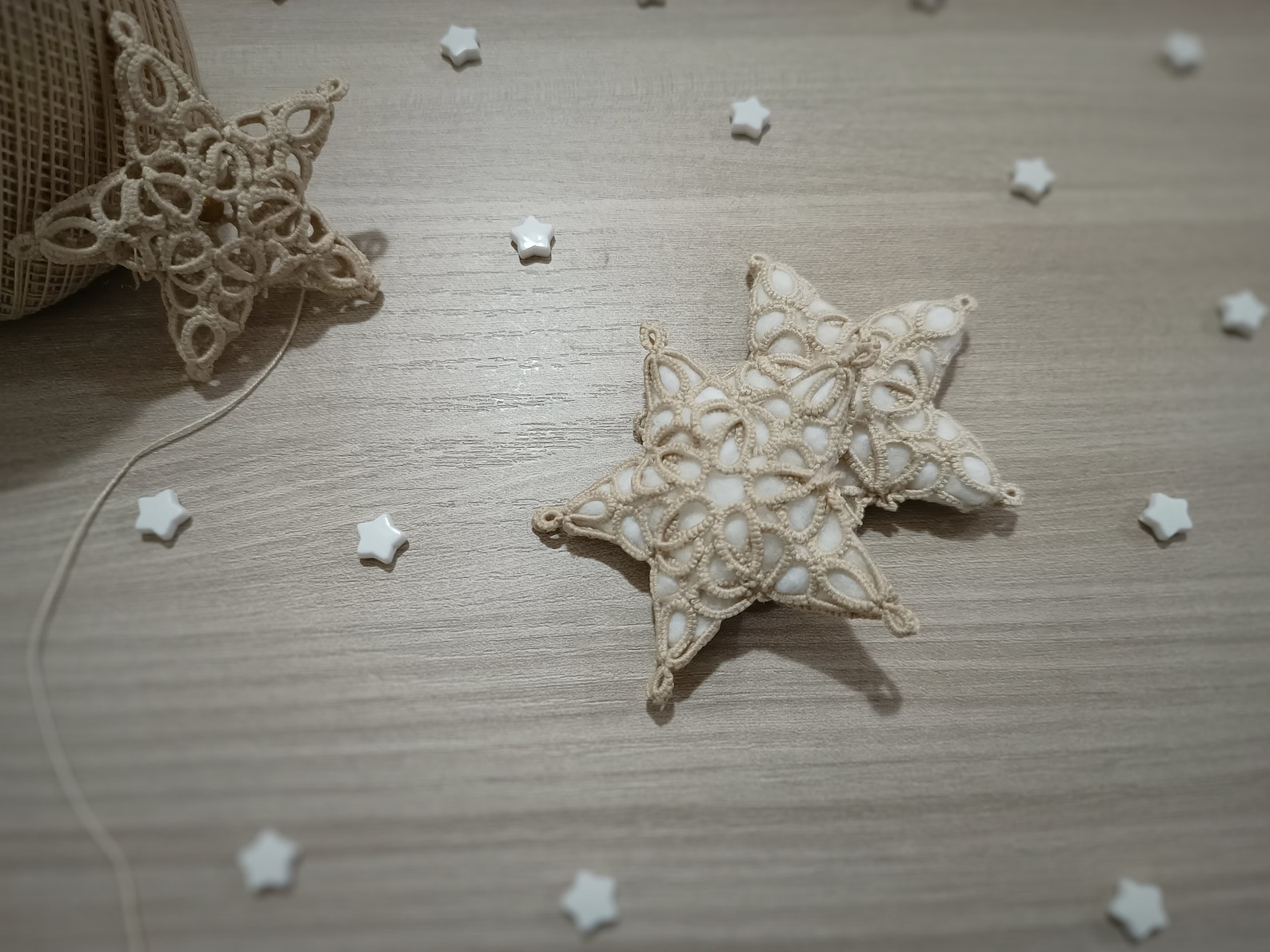 Tatting 3D Star Pattern PDF Schema Stella 3D Inchiacchierino - Etsy