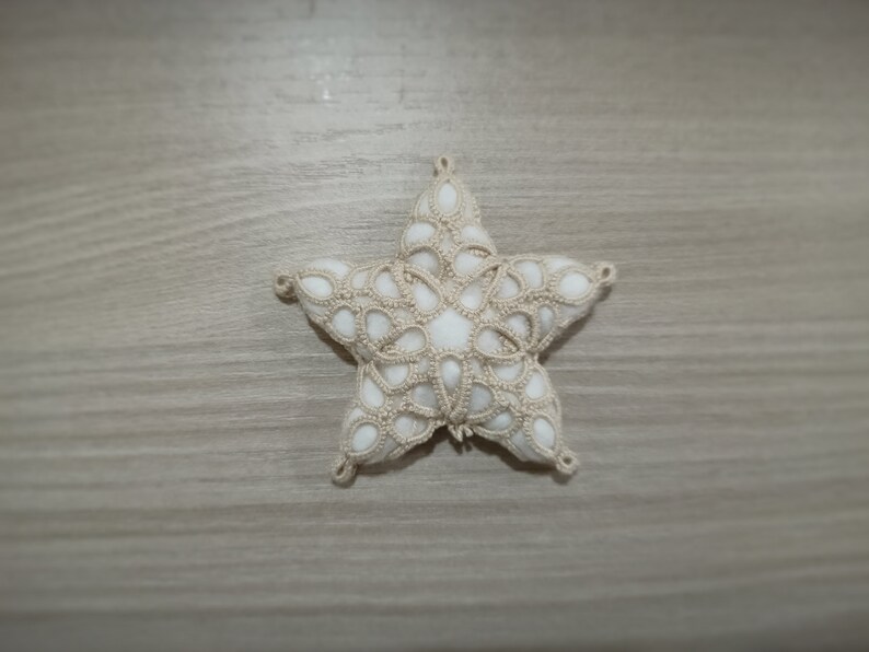 Tatting 3D Star Pattern PDF Schema Stella 3D Inchiacchierino - Etsy