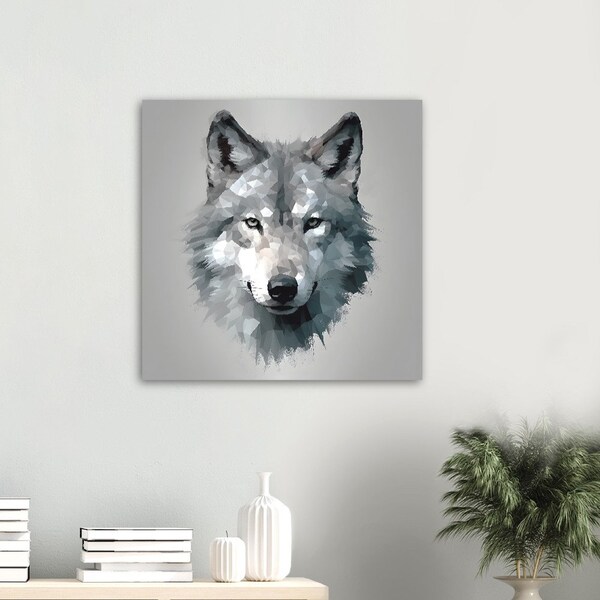Polygon Wolf - Etsy
