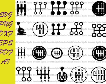 Gear Shifter Svg - Etsy