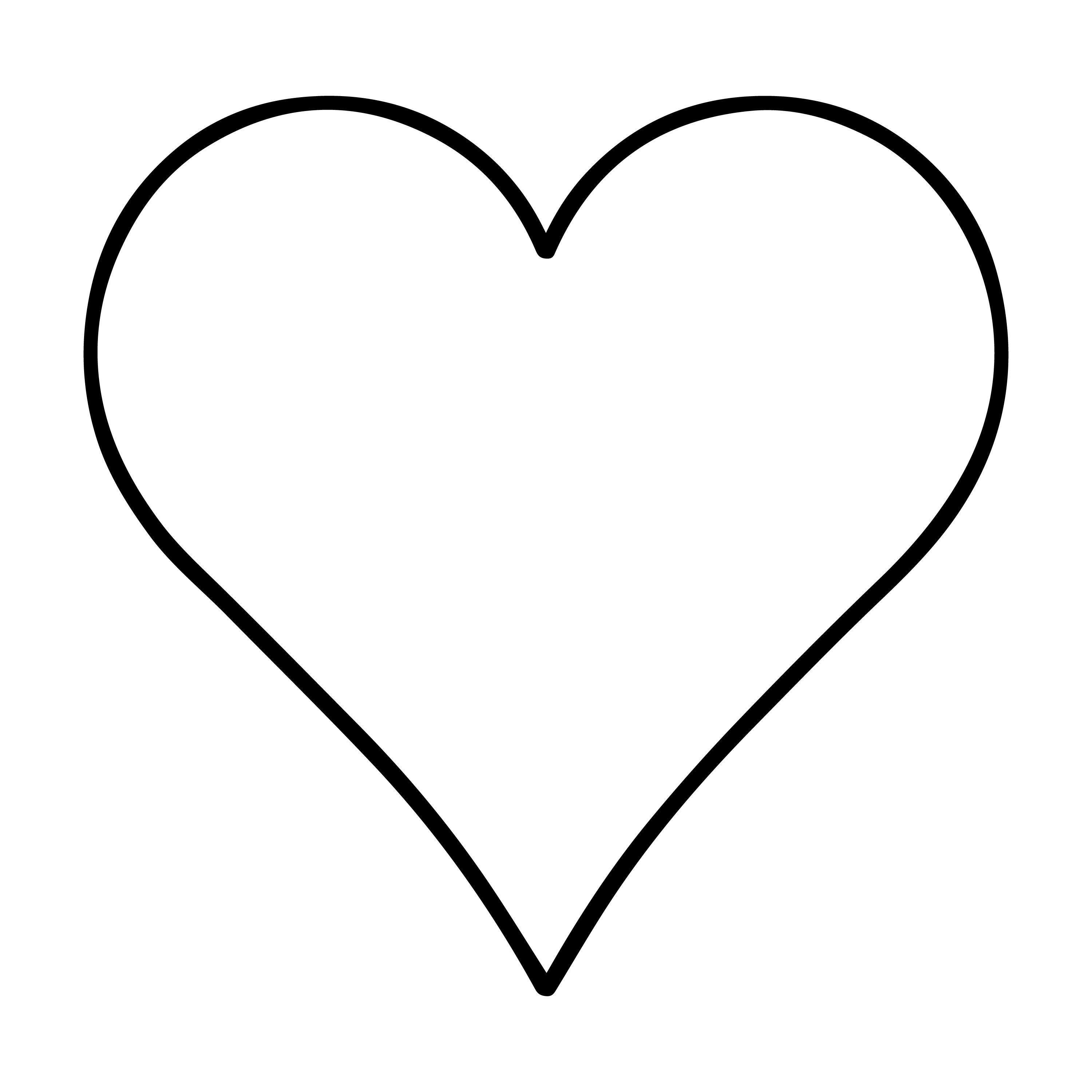 Herz Umriss DIGITAL DOWNLOAD svg png jpg eps Sofortiger digitaler ...