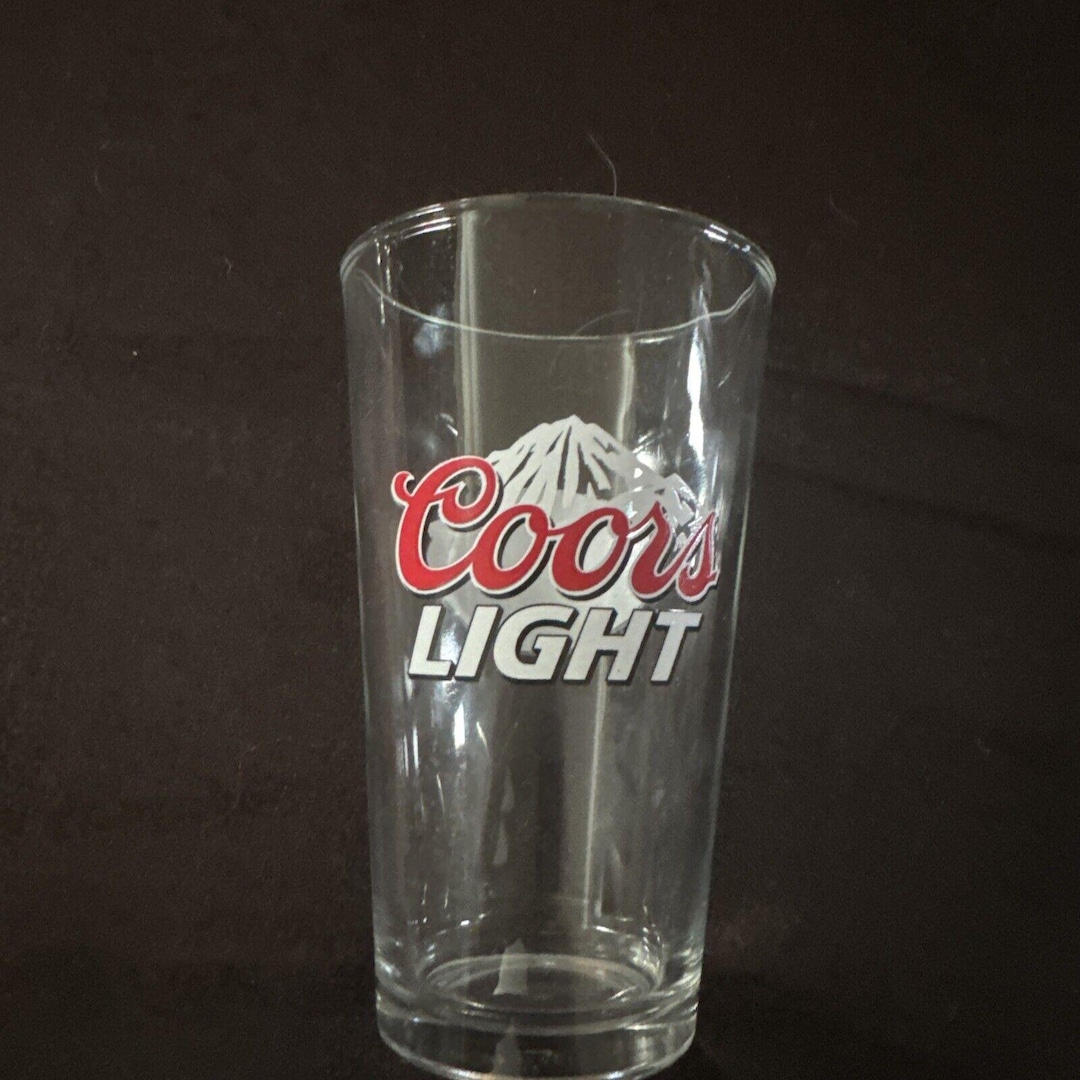 Coors Light 16oz Beer Drinking Bar Glass “kick off Every Game With A ...