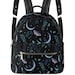 MAGICAL MOON & MOTH Small Backpack, Mystical Moonlit Garden Backpack ...