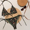 FERN Recycled String Bikini, FORESTCORE Swimming Suit, Witchy Bathing ...
