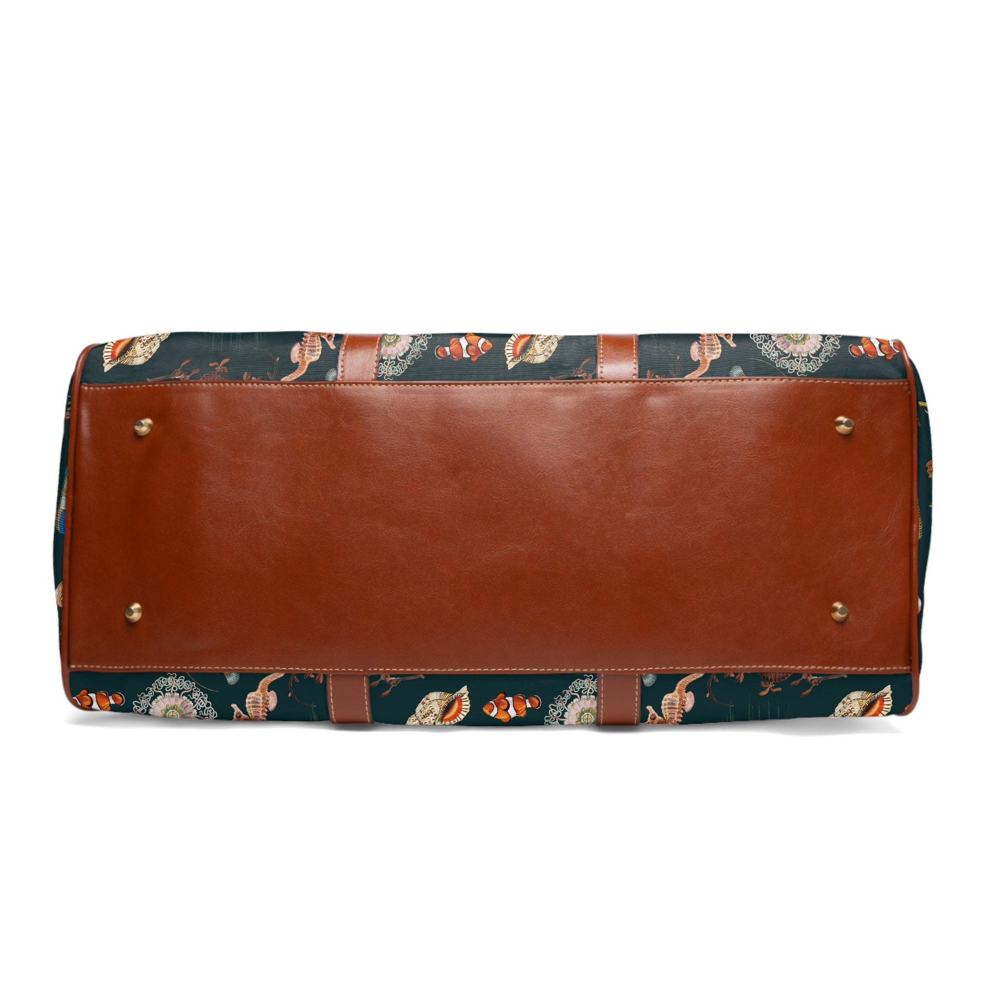 TROPICAL CORAL REEF Fishes Vintage Carry on Travel Bag for Ocean Lover ...