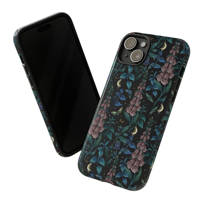 WITCH GARDEN Tough Cell Phone Case, Mystical Moth Smartphone Case ...