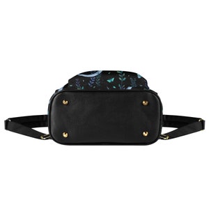 MAGICAL MOON & MOTH Small Backpack, Mystical Moonlit Garden Backpack ...