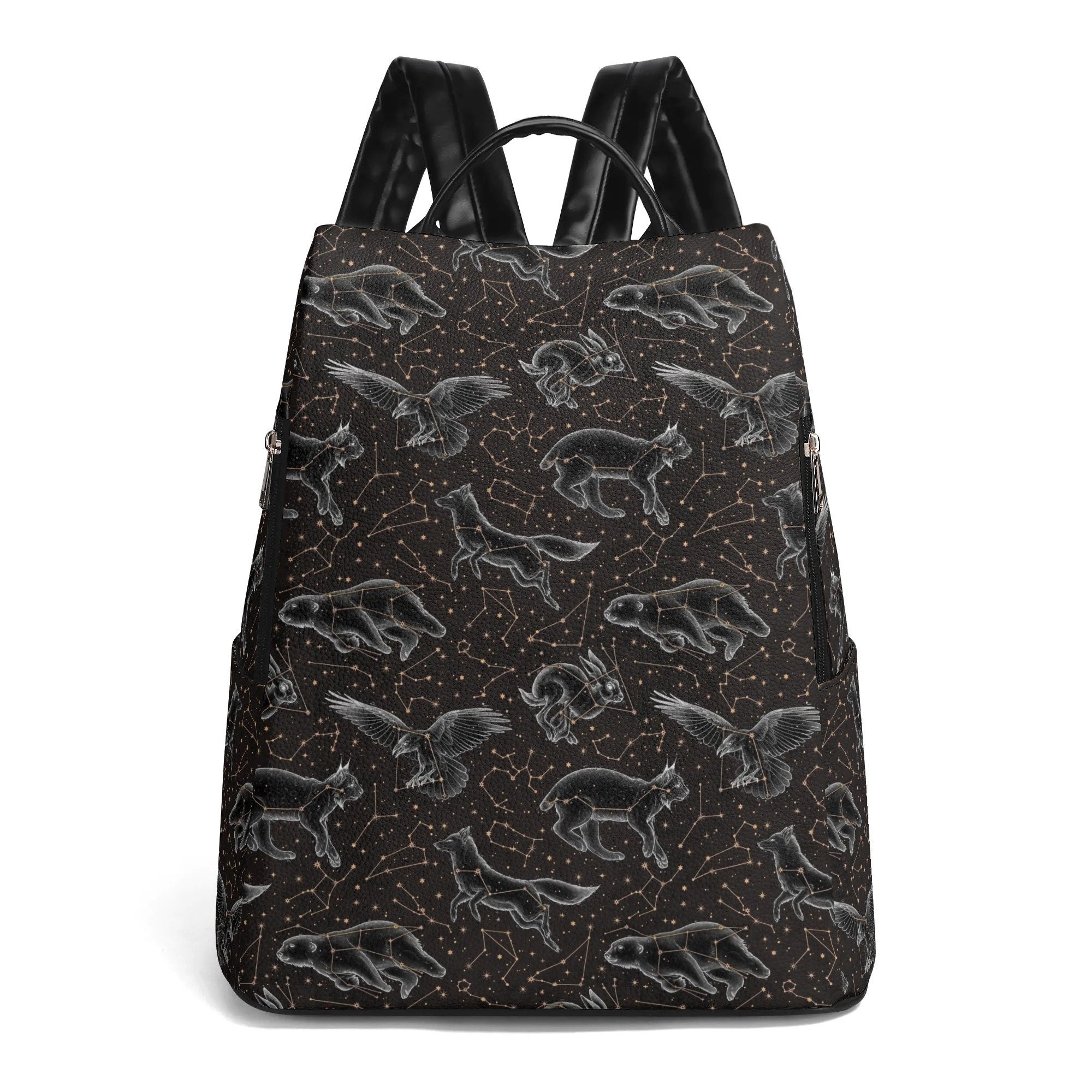 CELESTIAL ANIMALS Anti-theft Daypack, Mystical Perfect for Day Trips ...