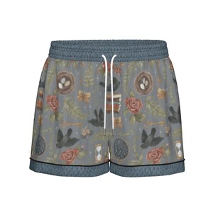 Mystical Witchy Women’s 2 Pcs Satin Pajama Set With Raven Spell Books ...