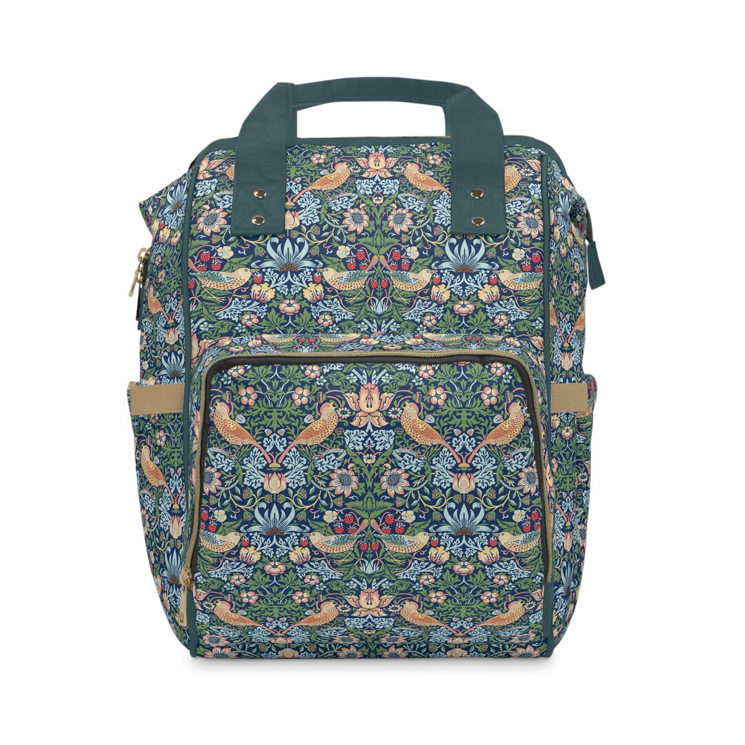 STRAWBERRY THIEF William MORRIS Cottagecore Aesthetic Diaper Backpack ...