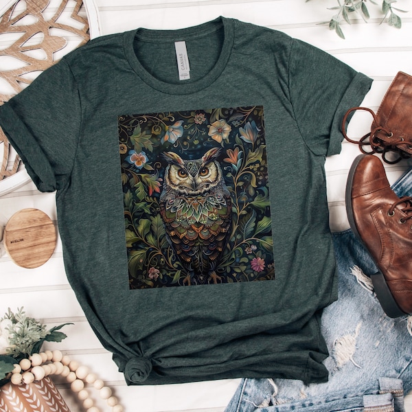 Owl T Shirt - Etsy