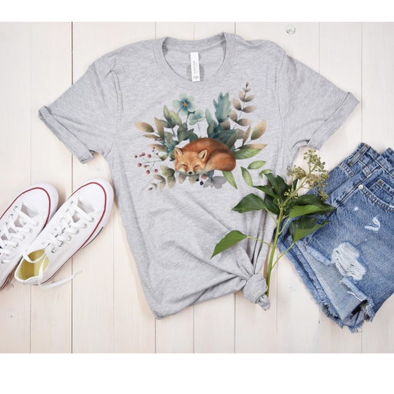 WOODLAND ANIMALS Tshirt Forest Animal Environmental Shirt - Etsy