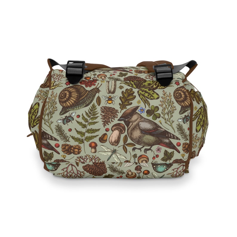 BIRD FROG SNAIL Goblincore Aesthetic Diaper Backpack Mystical - Etsy