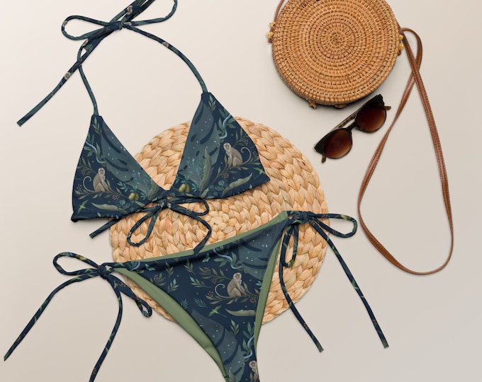 JAPAN SWIMSUIT One-piece Swimsuit Japanese Monkeys Hot Springs ...