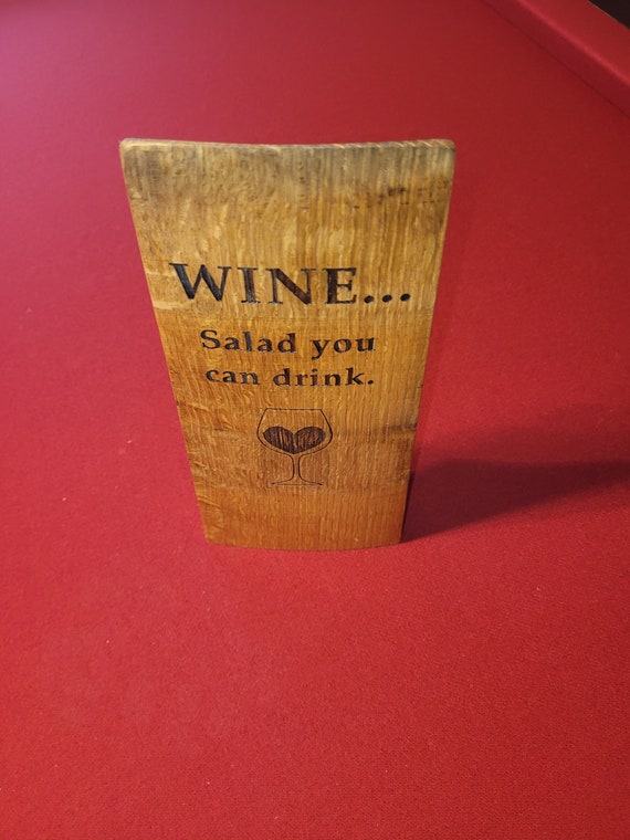 Wine Stave Stand up Signs | Etsy