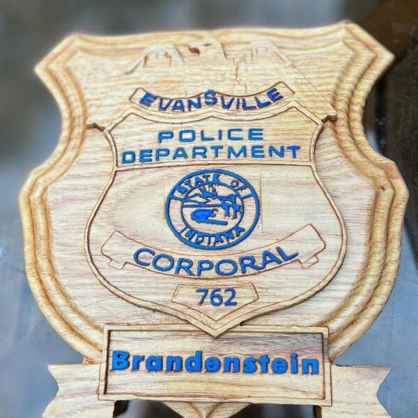 Police Plaque - Etsy