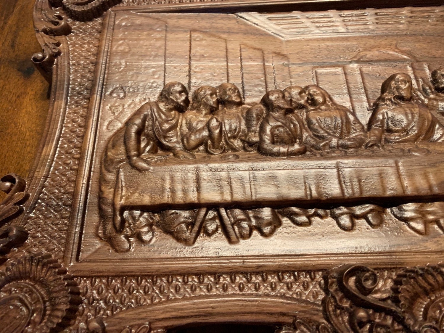 The Last Supper Carving - Etsy