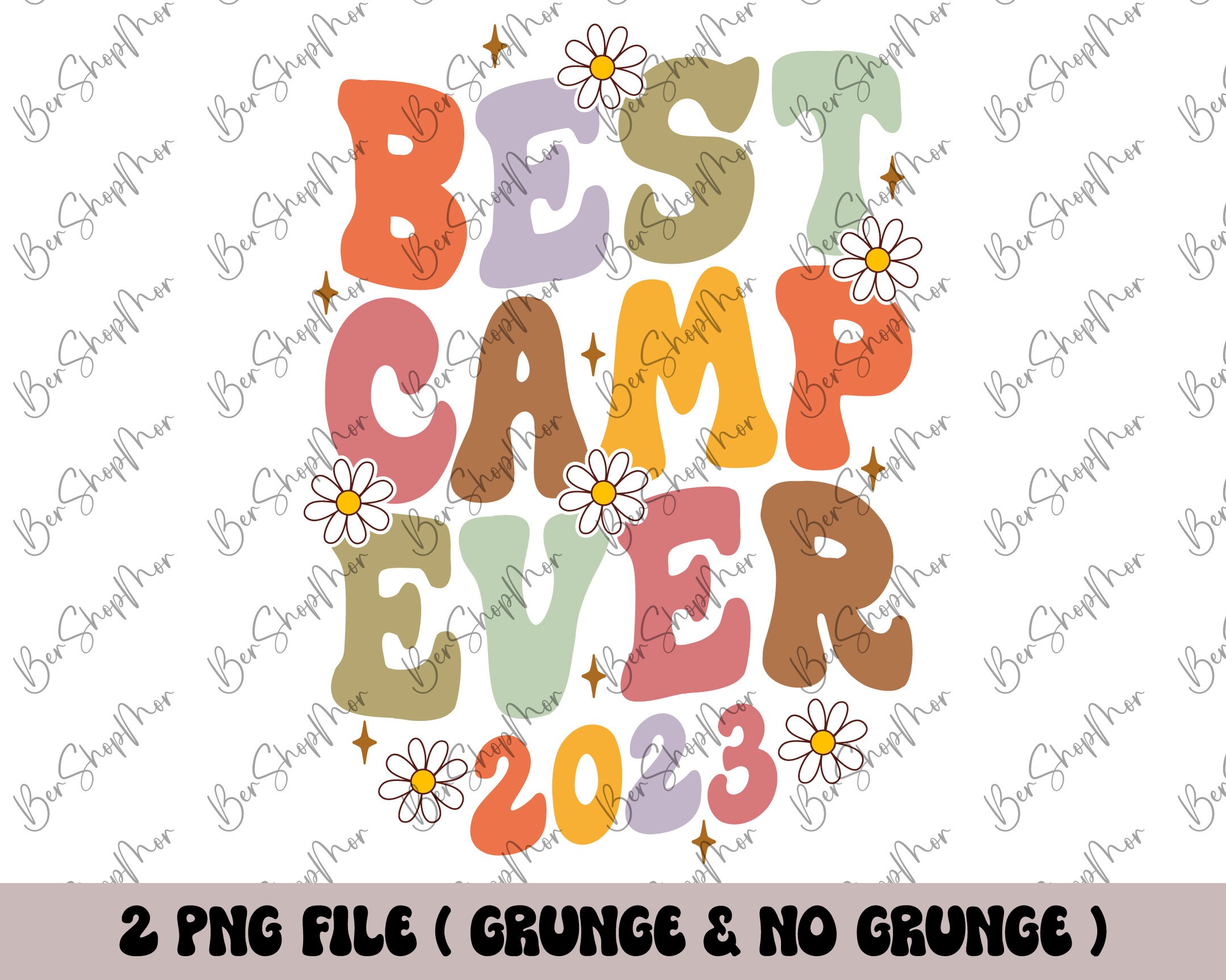 Groovy Best Camp Ever PNG Sublimation Happy Camper Retro - Etsy