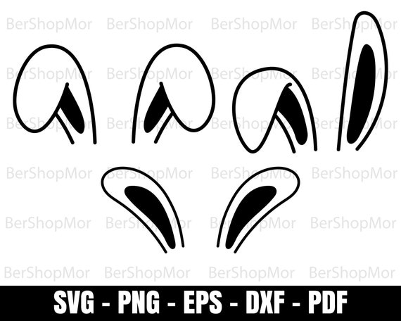 Rabbit Ears Png Svg Easter Bunny Ears Svg | Etsy