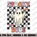 Spooky Dude PNG Sublimation Design, Cute Ghost, Halloween Sublimation ...