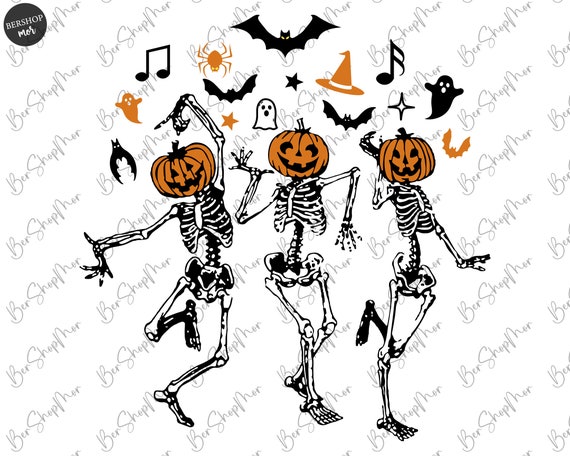 Dancing Skeleton Clip Art Vector