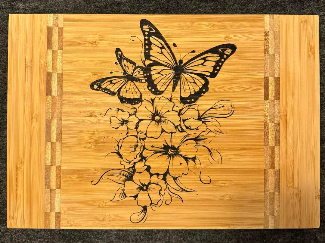 Butterfly Themed Cutting Board - Etsy