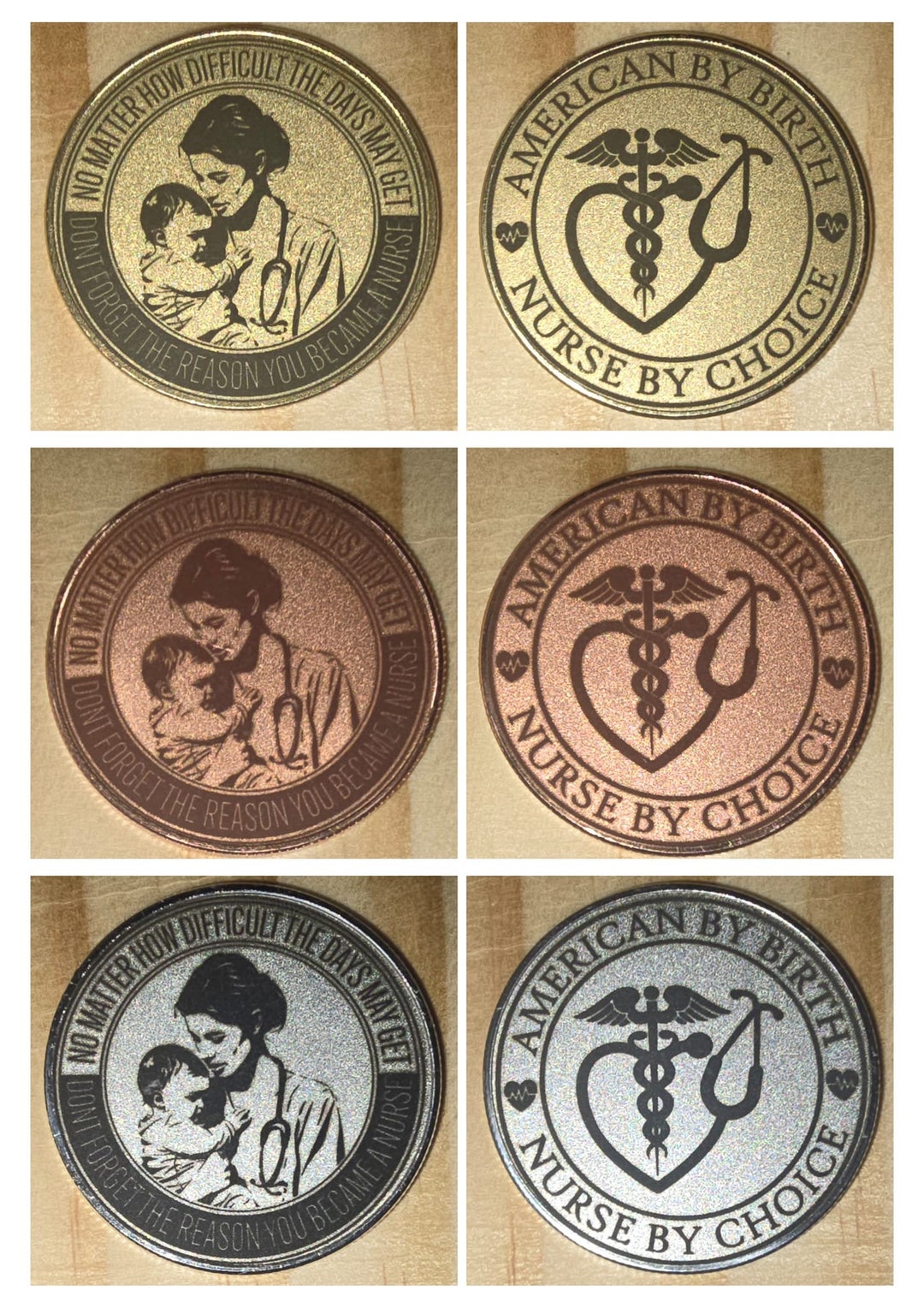 Female Nurse Coin. - Etsy