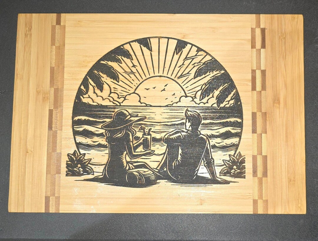 Beach Themed Cutting Board - Etsy