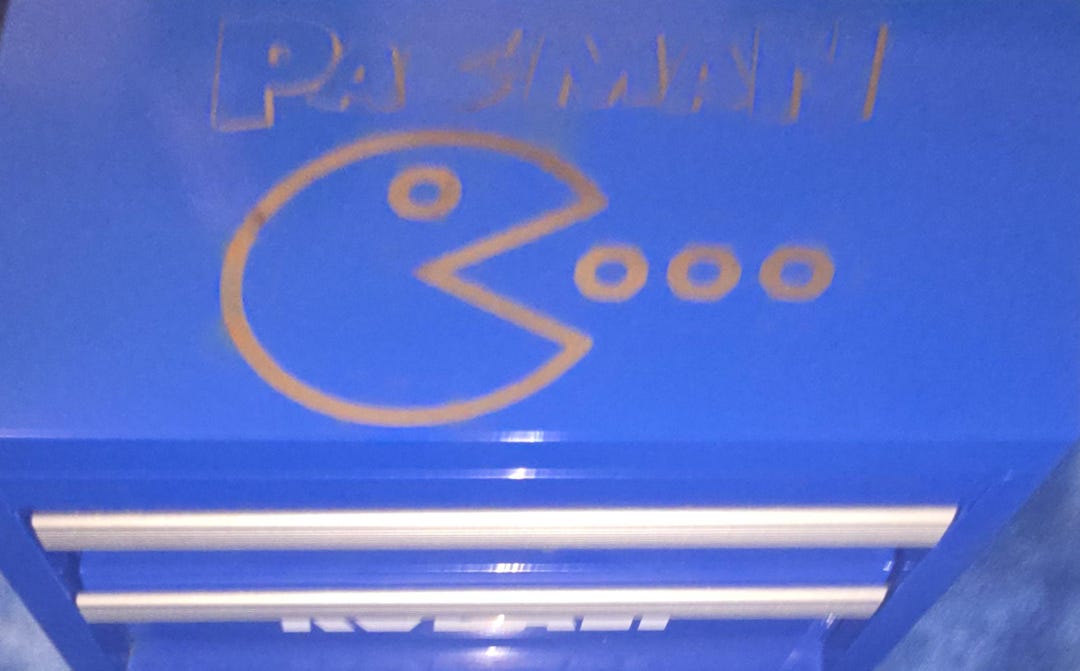 Pac-man Themed Engraved Mini Kobalt Tool Box - Etsy
