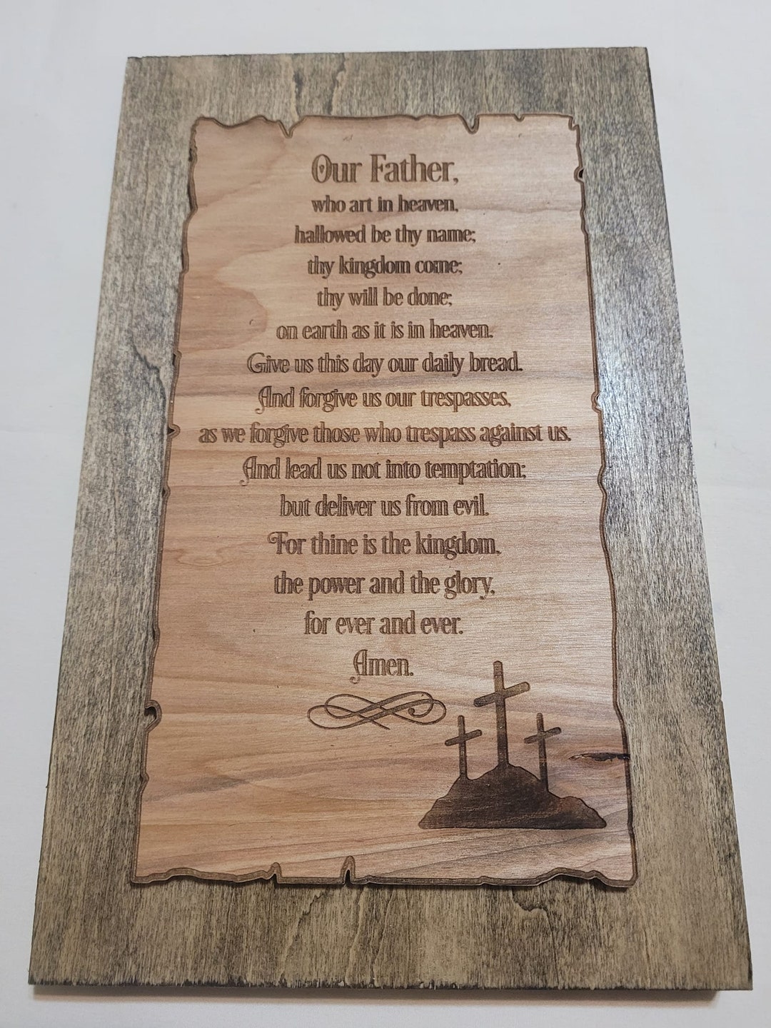 Lords Prayer Plaque - Etsy