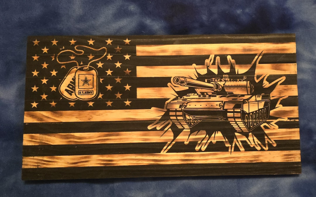 Army / Tank Themed Flag - Etsy